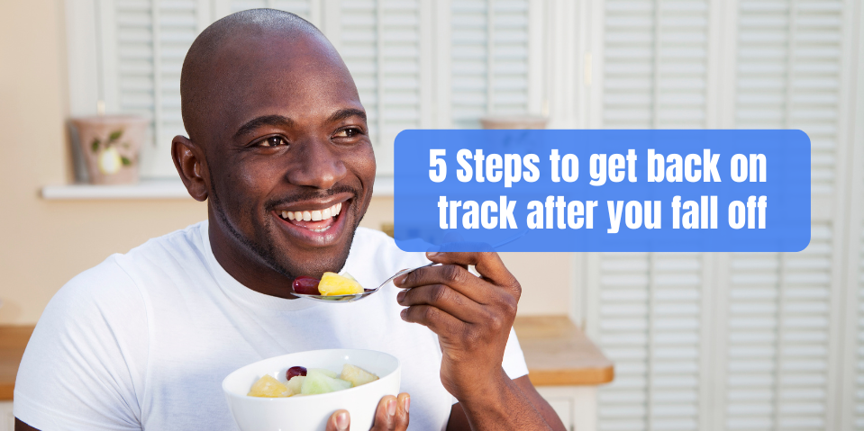 5 Steps to get back on track after you fall off